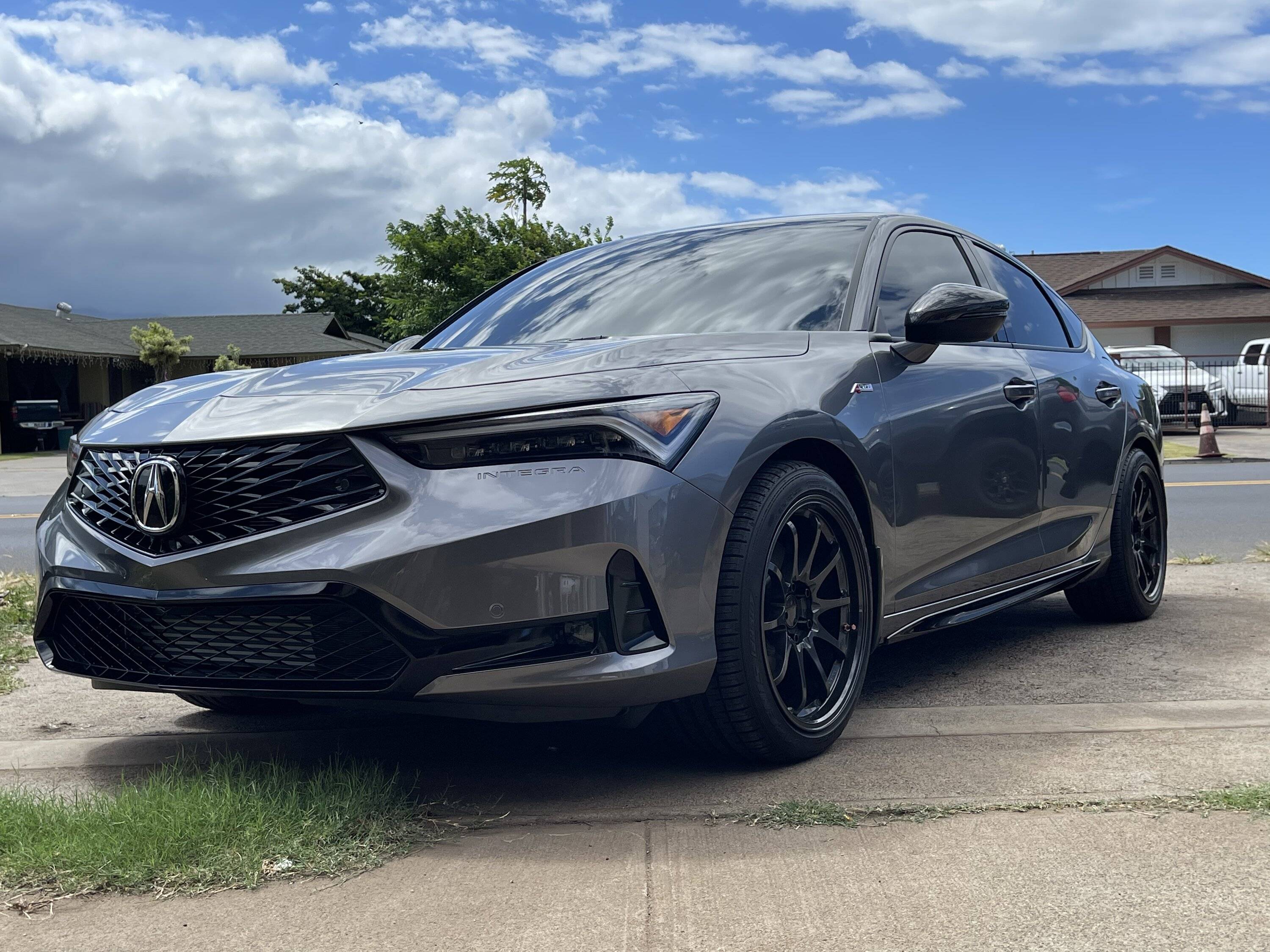 My Liquid carbon 2023 Integra on Rays CE28 aftermarket wheels ...