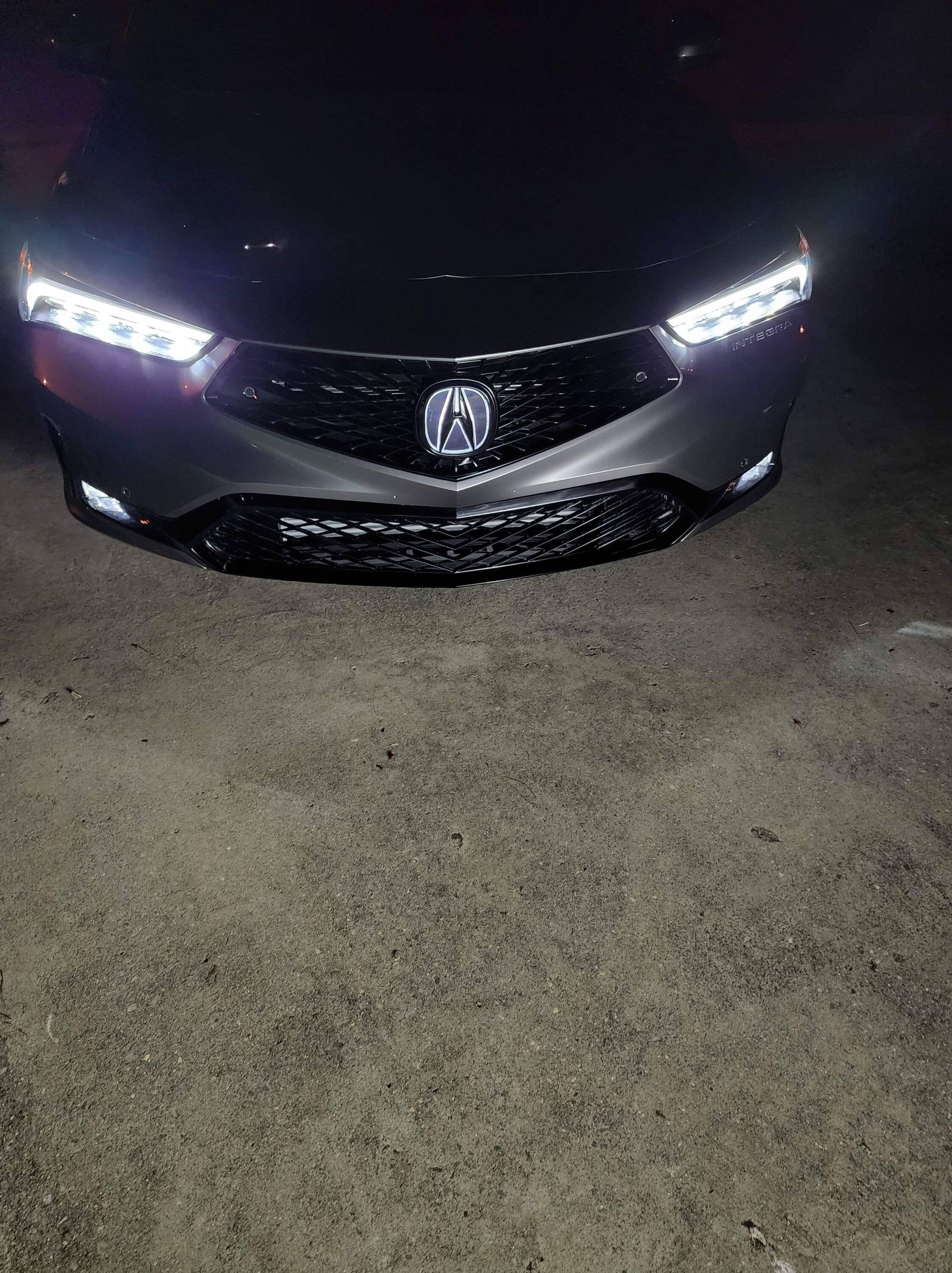 She’s here! 2023 Acura Integra Liquid Carbon/Red with Accessories ...