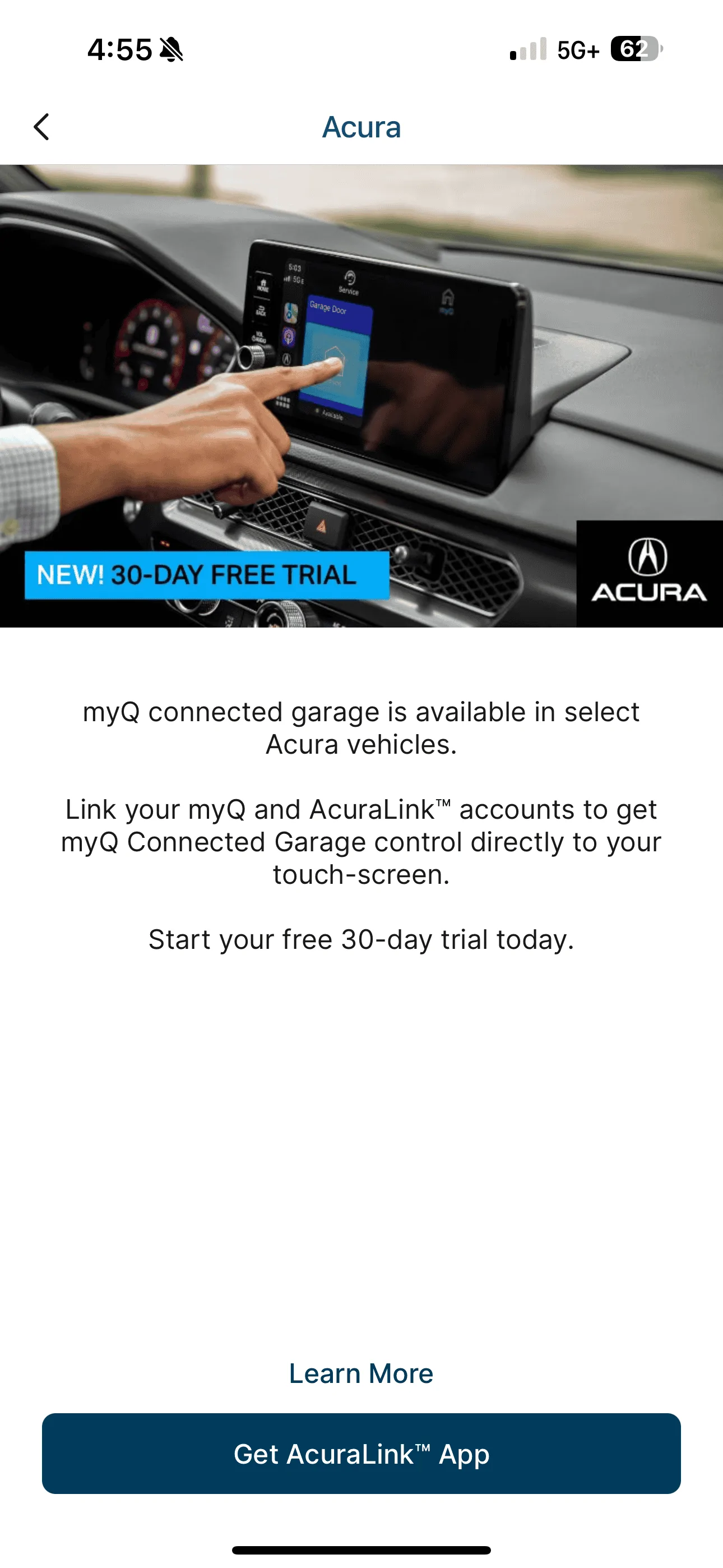 AcuraLink and MyQ | IntegraForums - 2023+ Acura Integra & Type S Forums, News, Owners, Discussions