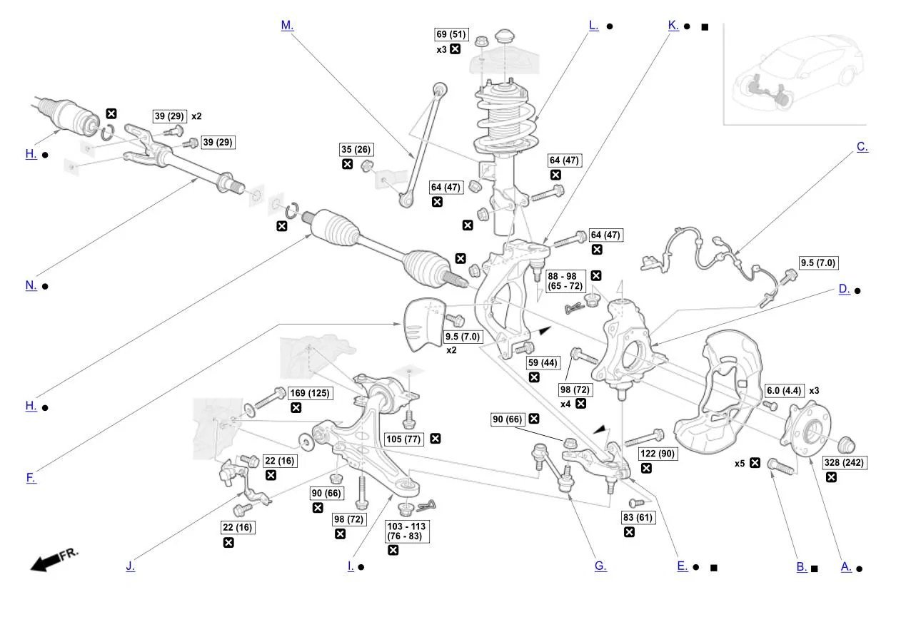 Bolt torque speacs for rear suspension, ITS | IntegraForums - 2023 ...