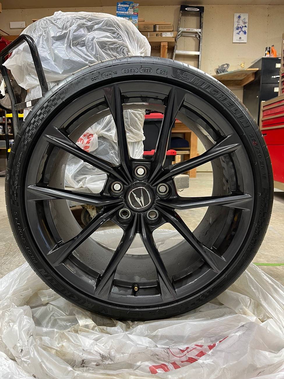 SOLD $1500 OBO - 5x120 19x9.5 +60 Acura Integra Type S OEM Wheels ...