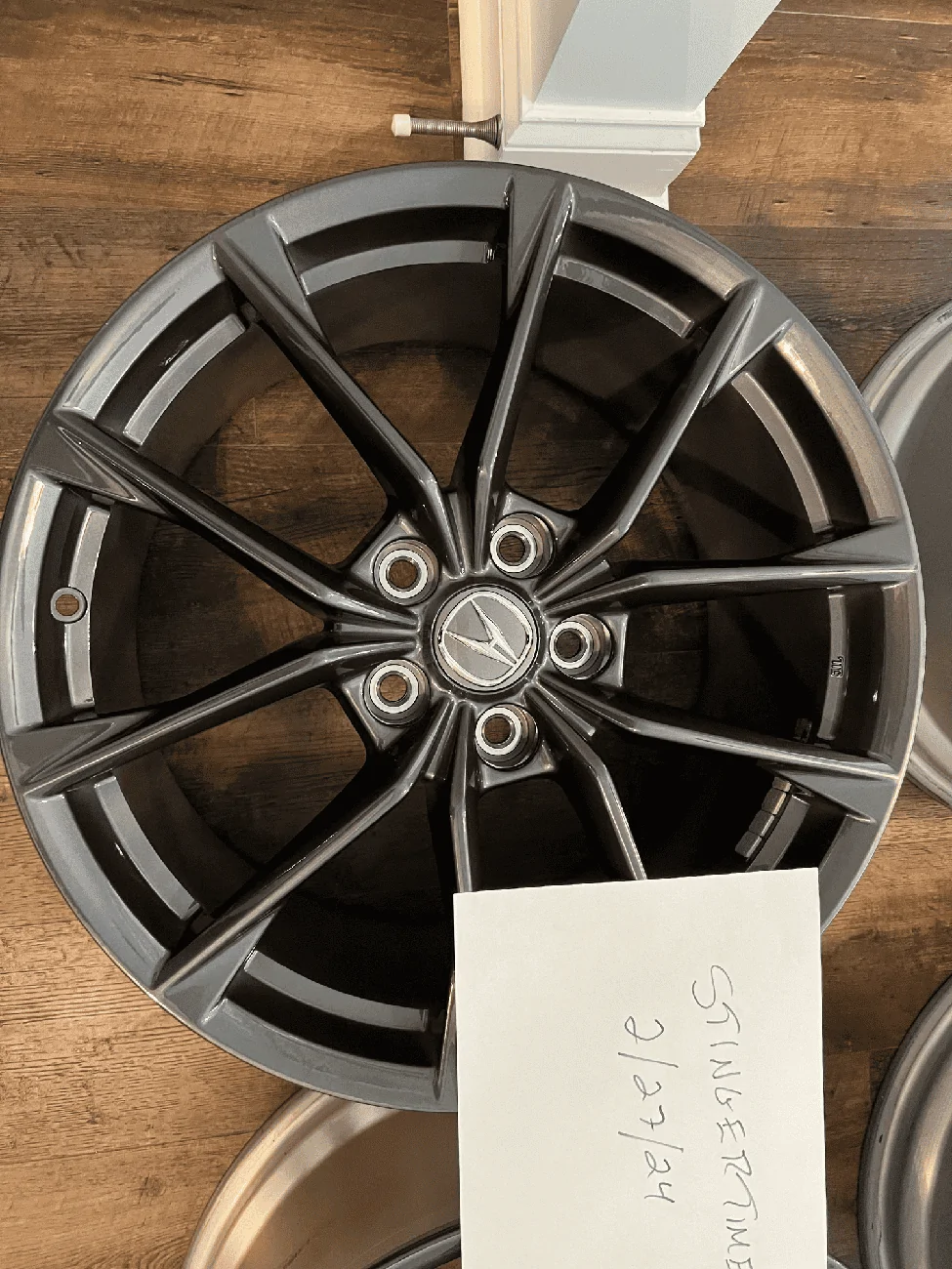 Sold!! None left.- OEM Graphite Type S wheels- $1,200 plus shipping ...