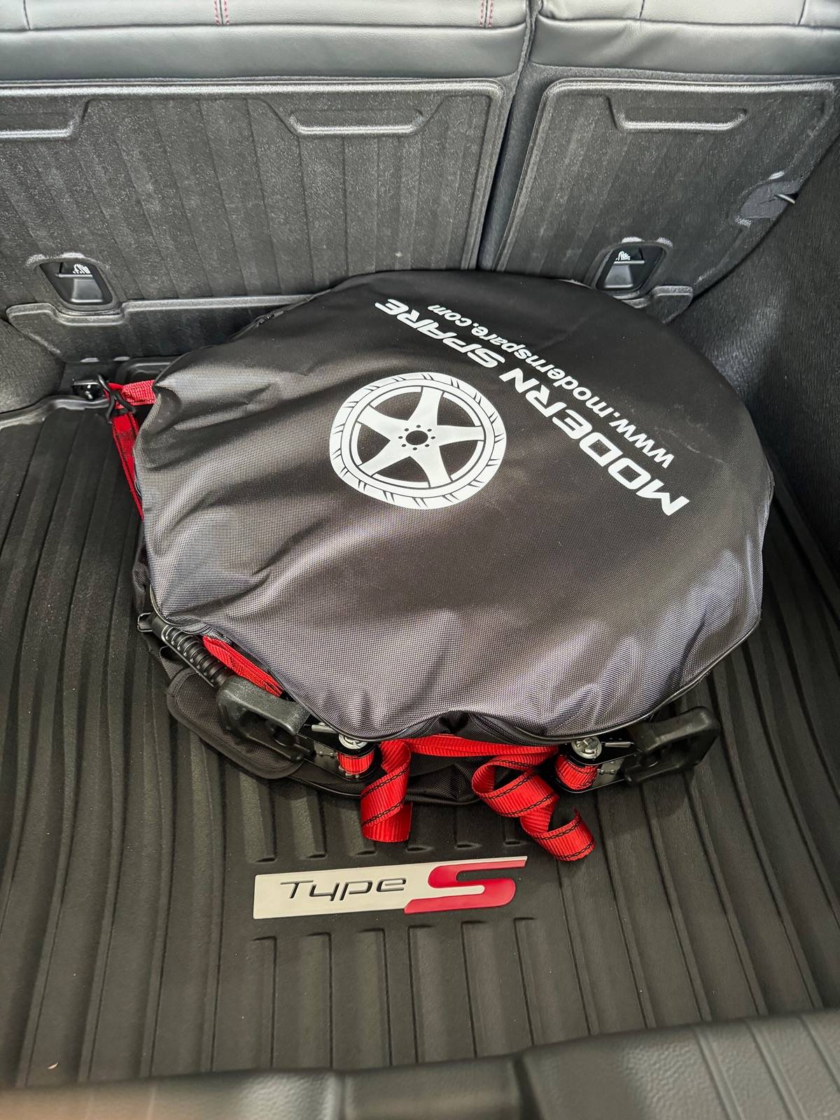 Full sized spare, how to store in back? | IntegraForums - 2023+ Acura ...