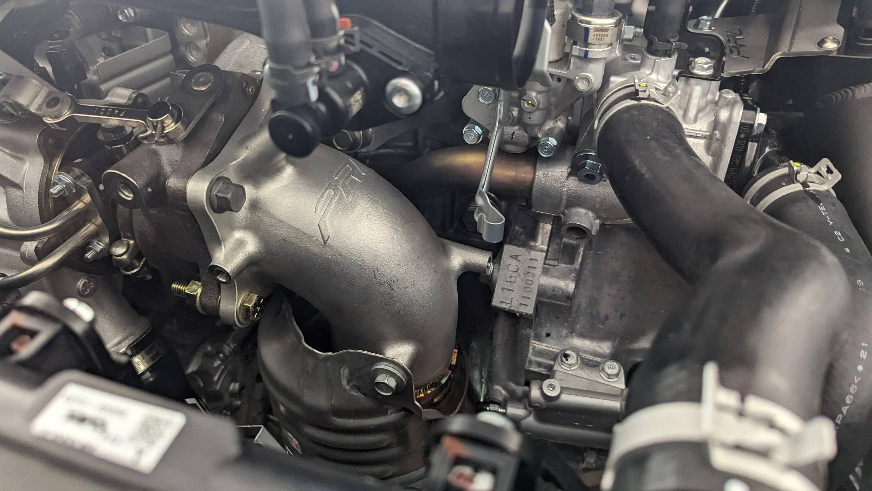Upgraded my 2023 Integra w/ PRL intercooler, charge pipe, and down pipe ...