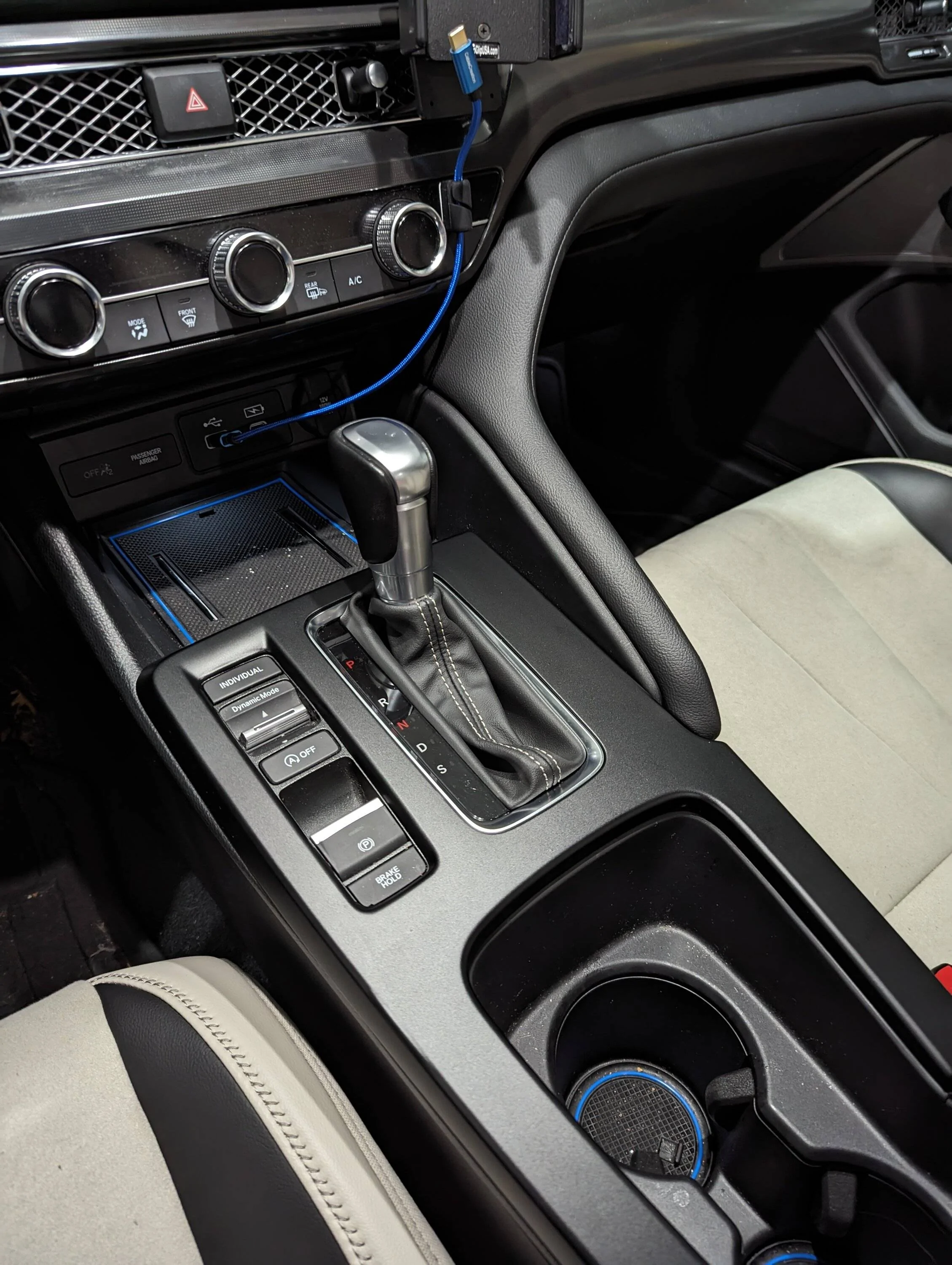 Center Console Wrapped in Matte Black Vinyl | IntegraForums - 2023 ...