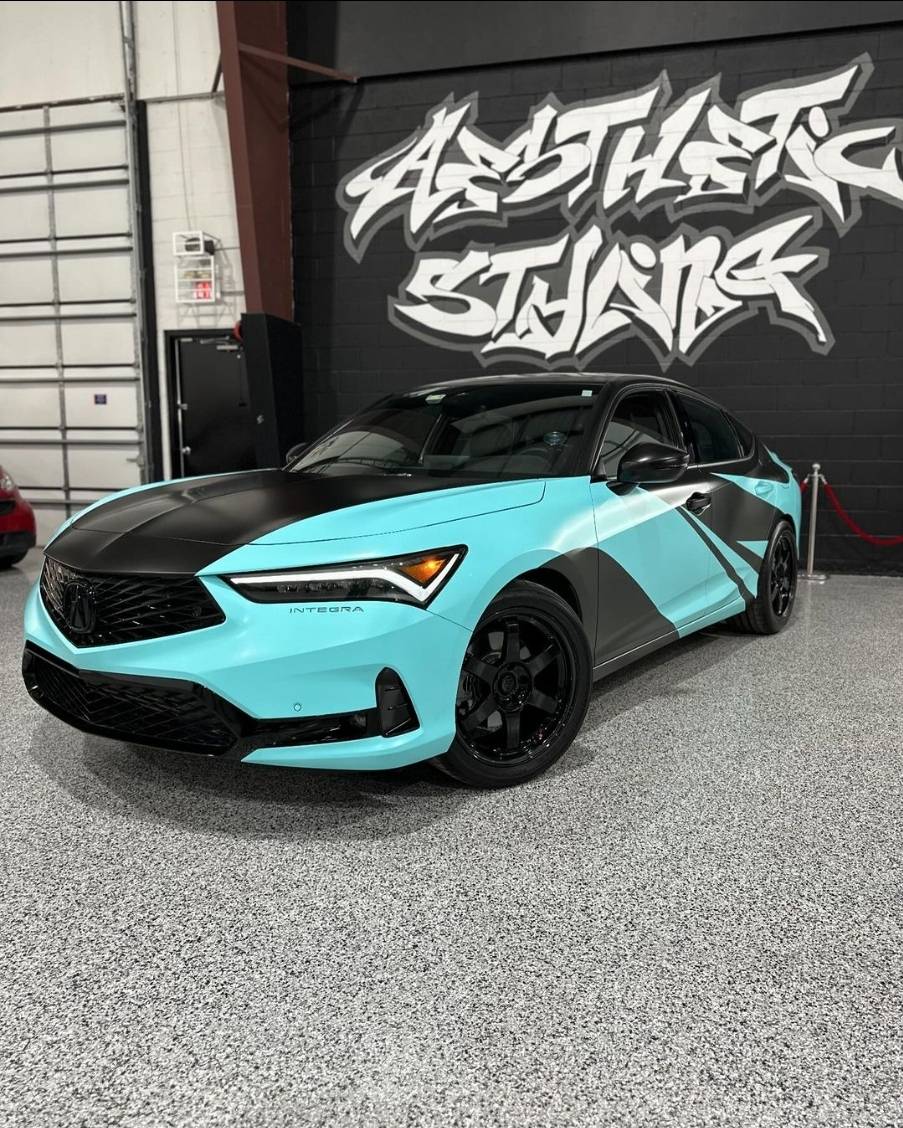 Aspec MT with 20" Volk TE37s, Mugen exhaust, Two tone wrap ...