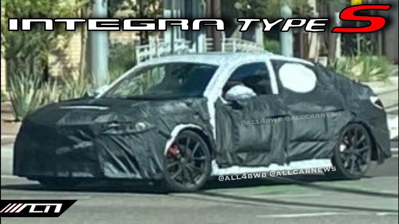 Acura Integra Type S spy shots! [Updated w/ pics showing wider fenders ...