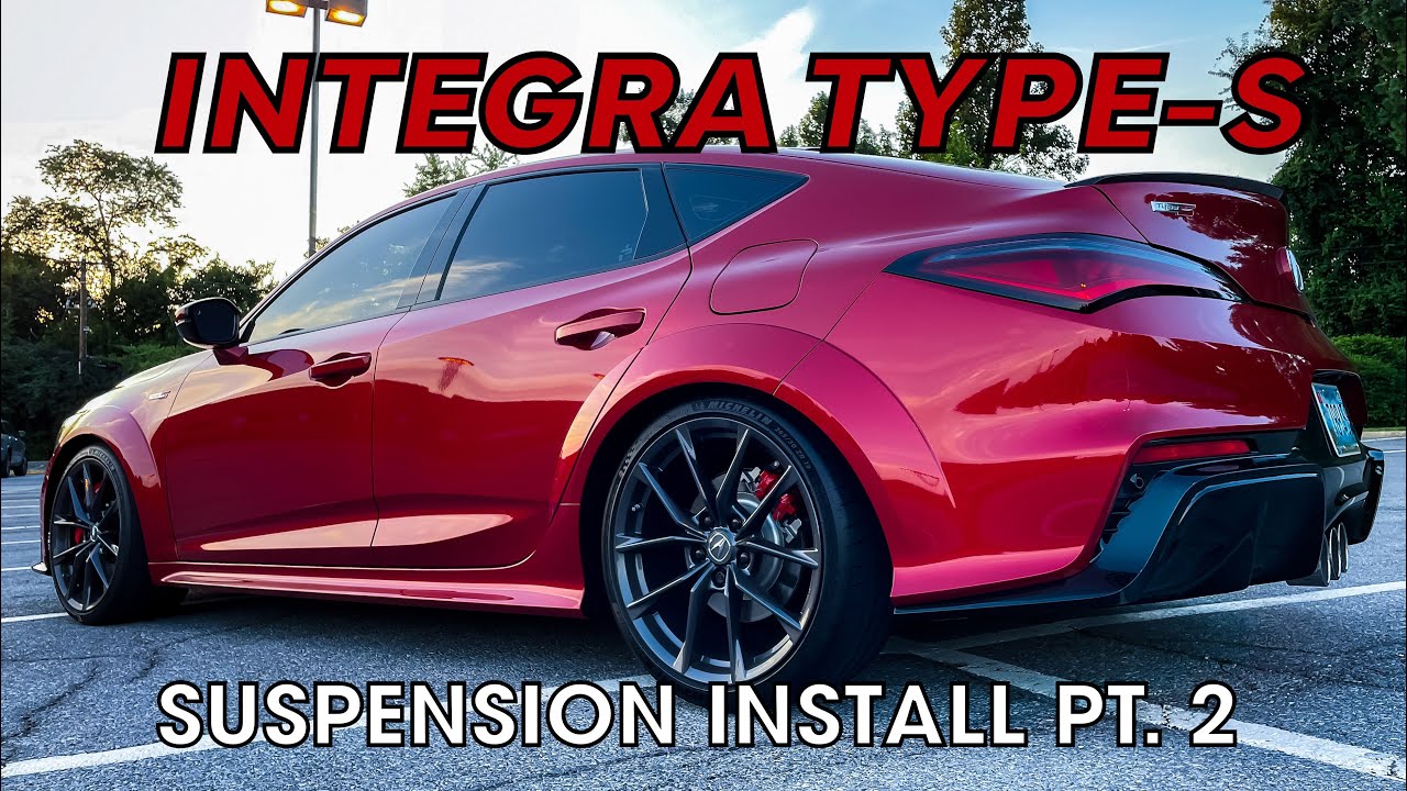 Spoon Springs installed on Type S | IntegraForums - 2023+ Acura Integra ...